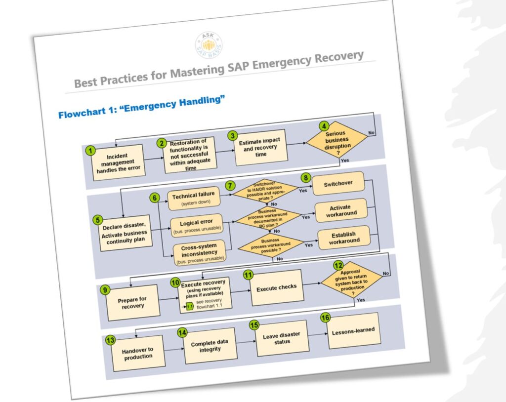 Best Practices For Recovery of SAP Landscapes – SAP Digital Marketplace